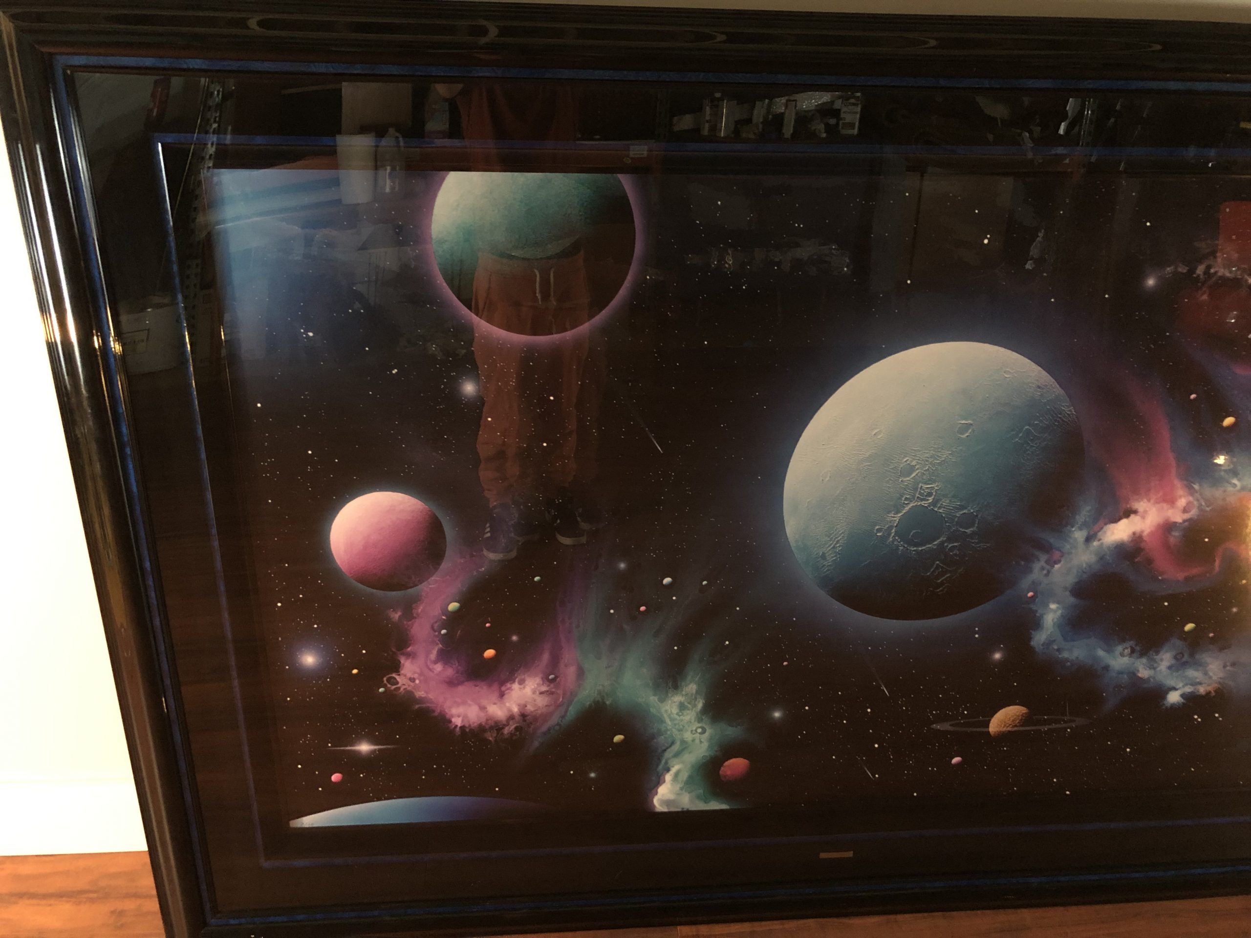 SOLD - Michael David Ward Large Framed Print - Modern to Vintage