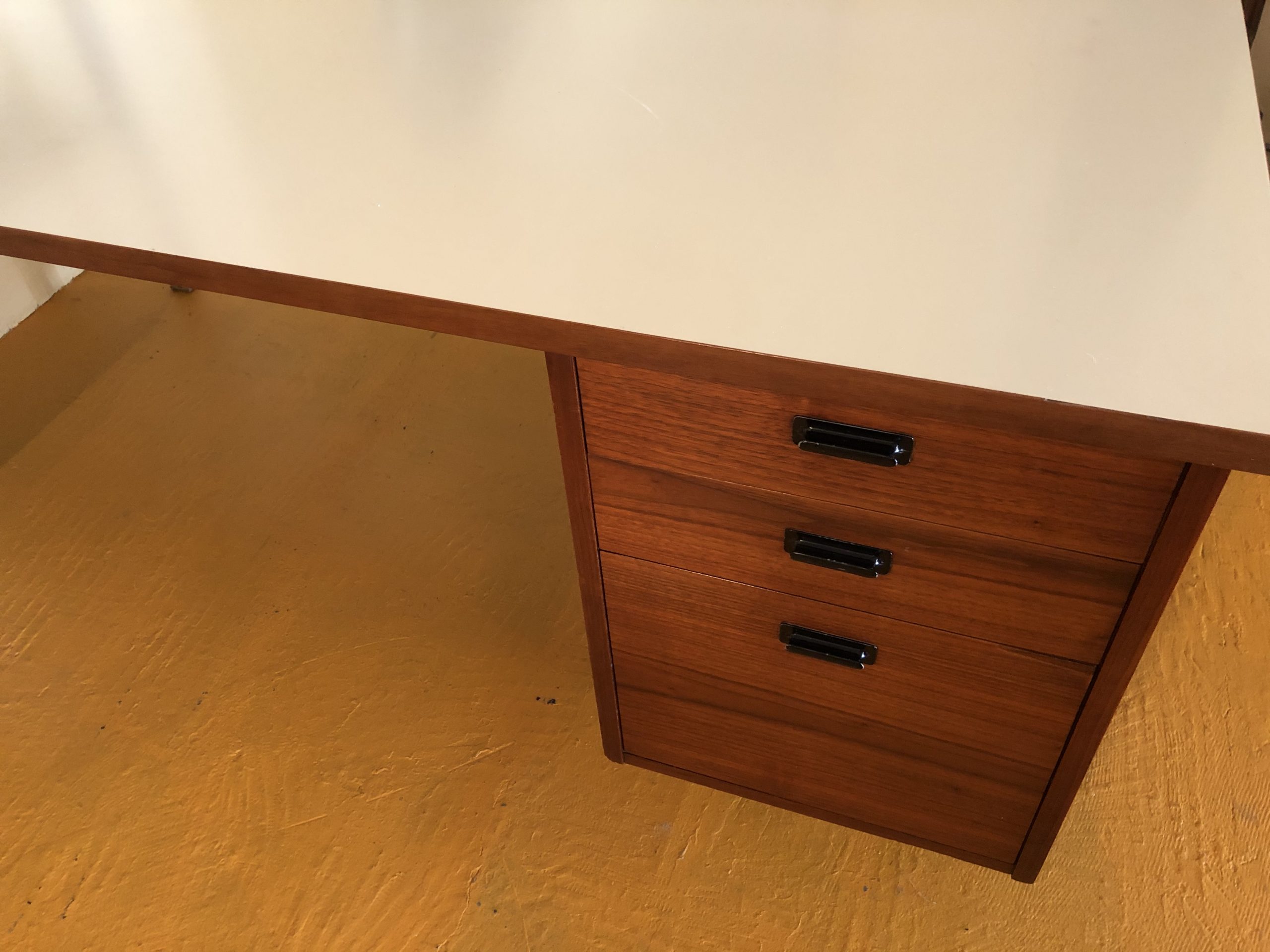 SOLD - Founders Furniture Vintage Wall Unit with Desk - Modern to Vintage