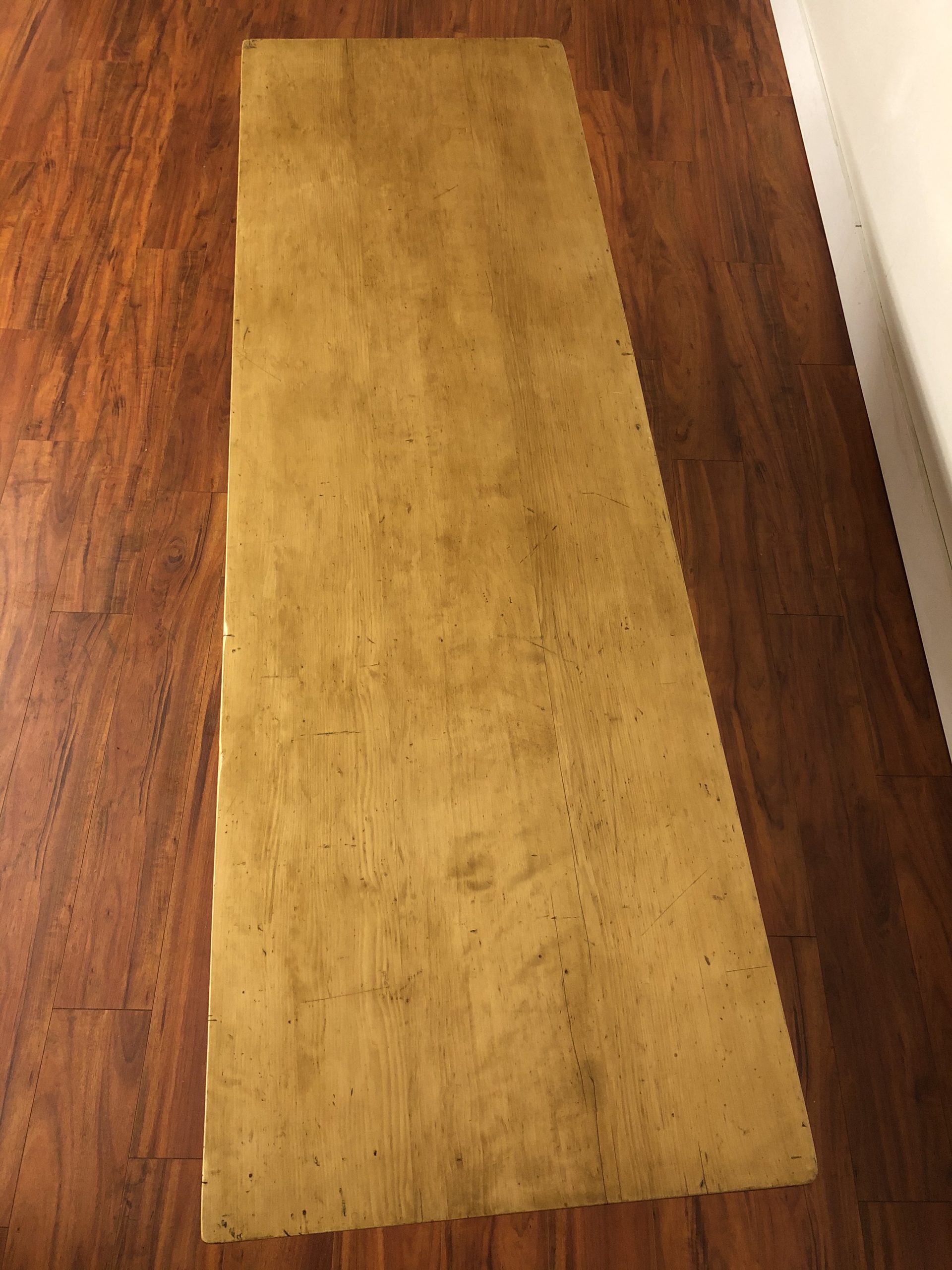 SOLD - English Antique Long Narrow Dining Table - Modern to Vintage