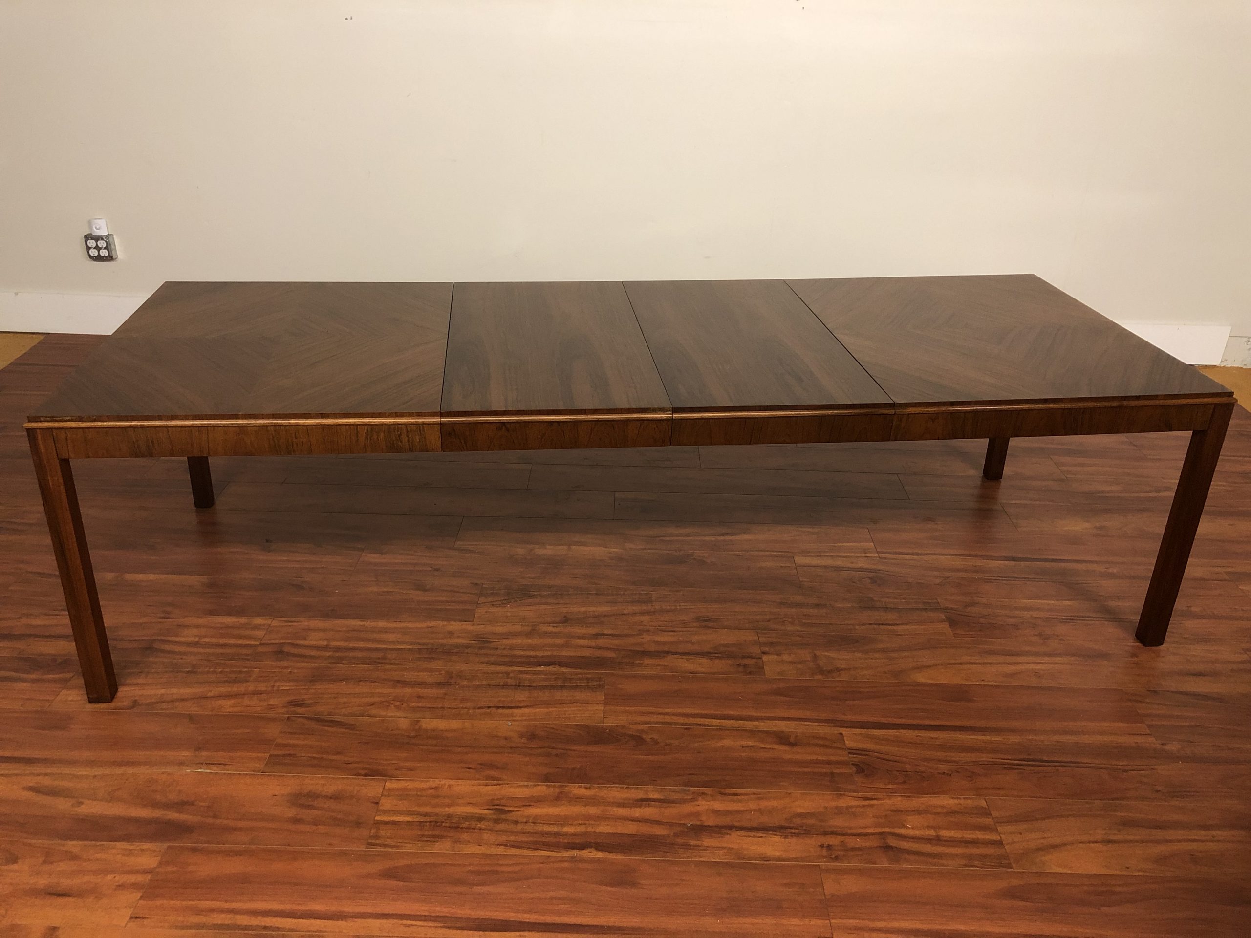 SOLD - Maurice Villency Expandable Dining Table - Modern to Vintage