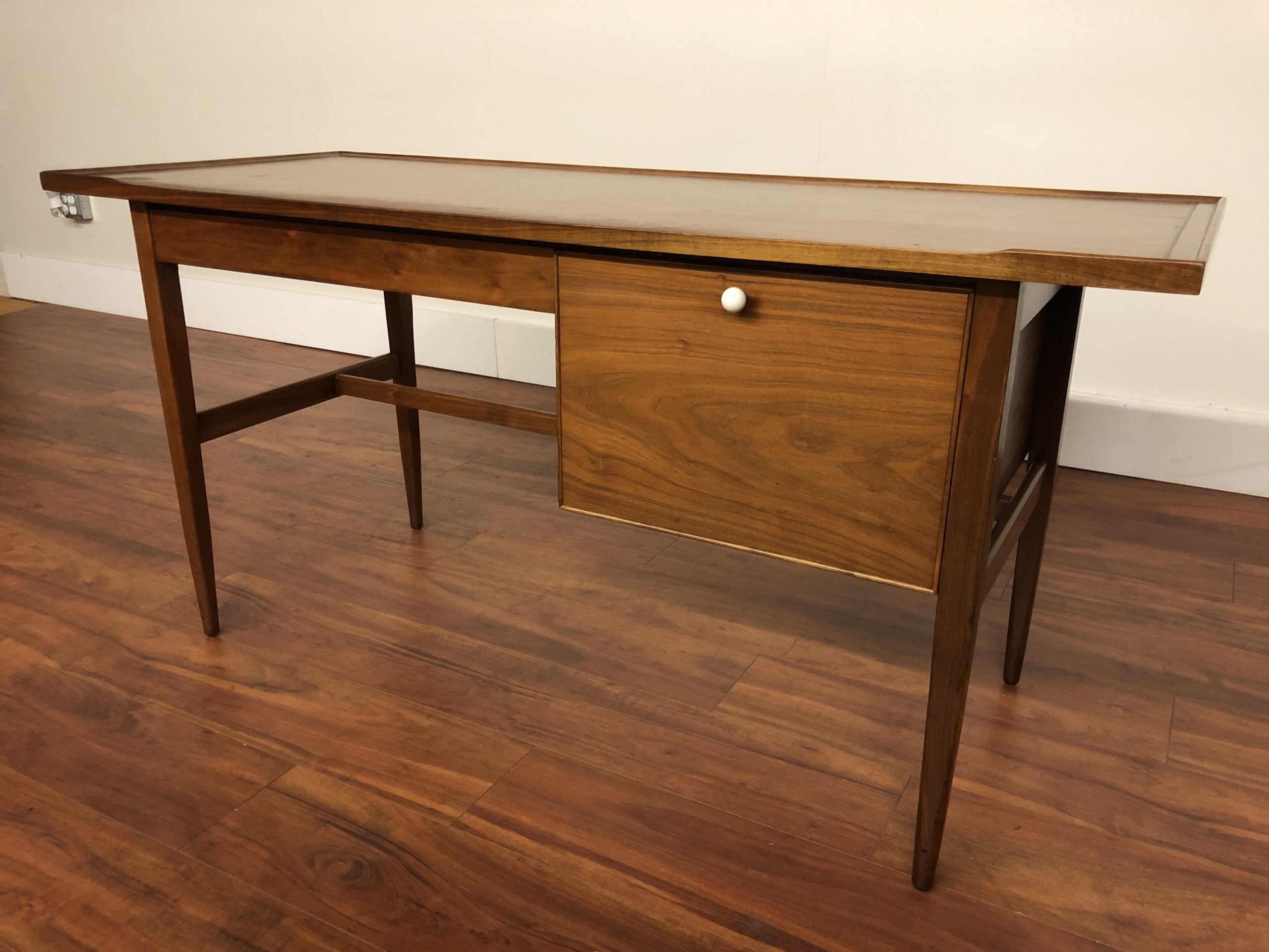 SOLD - Drexel Declaration Mid Century Writing Desk - Modern to Vintage